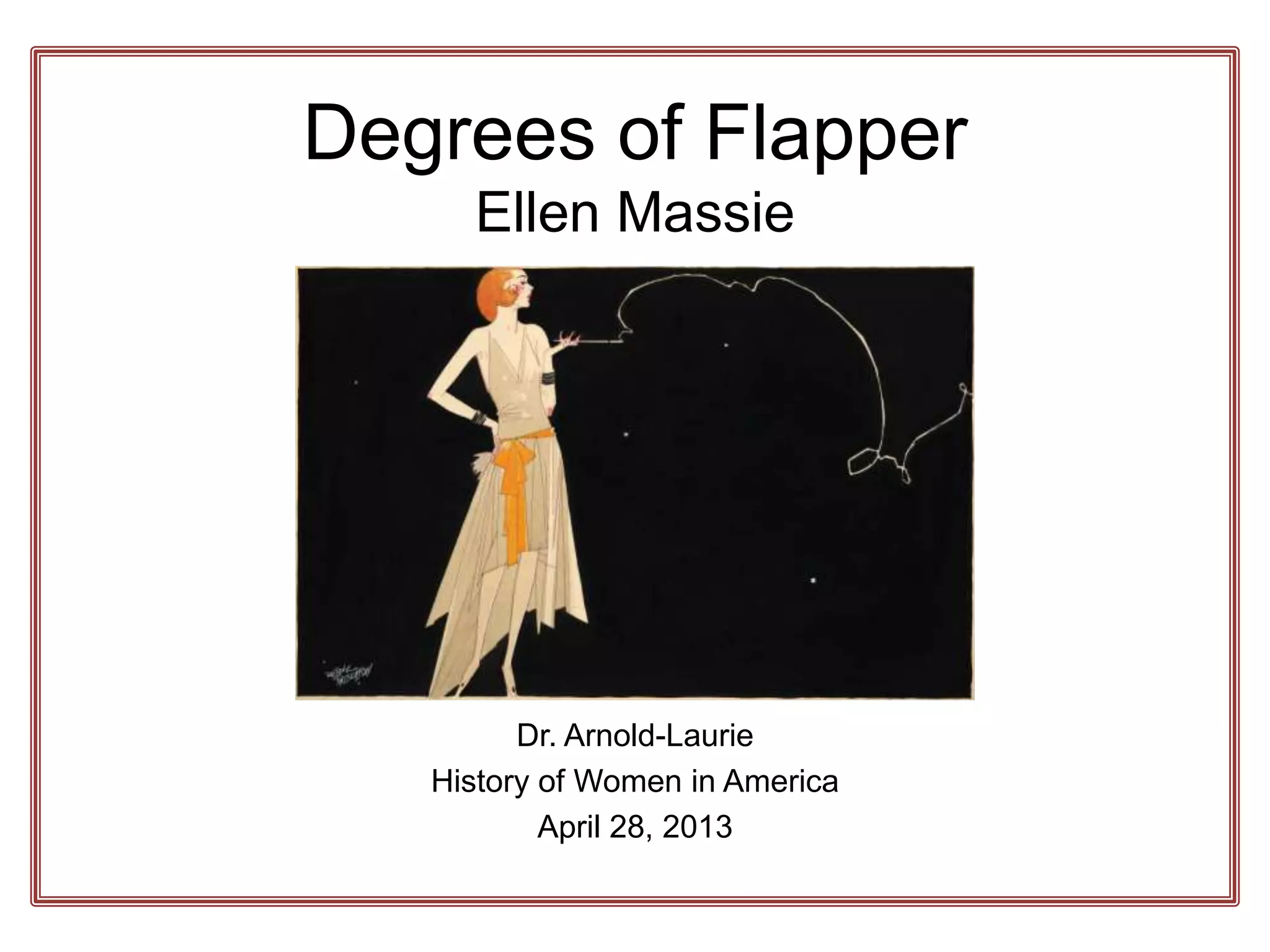 Degrees of flapper | PPTX
