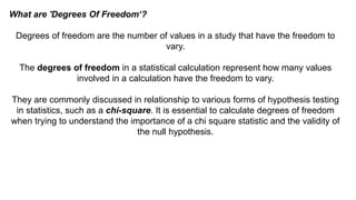 Degrees of freedom | PPT