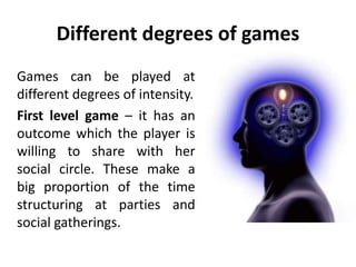 Degrees of games | PPTX