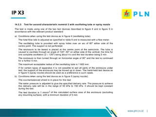 Degrees of protection provided by enclosures (IP Code) | PPT