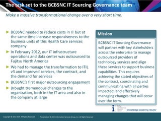 All the Change in the World: BCBSNC outsources IT infrastructure and ...