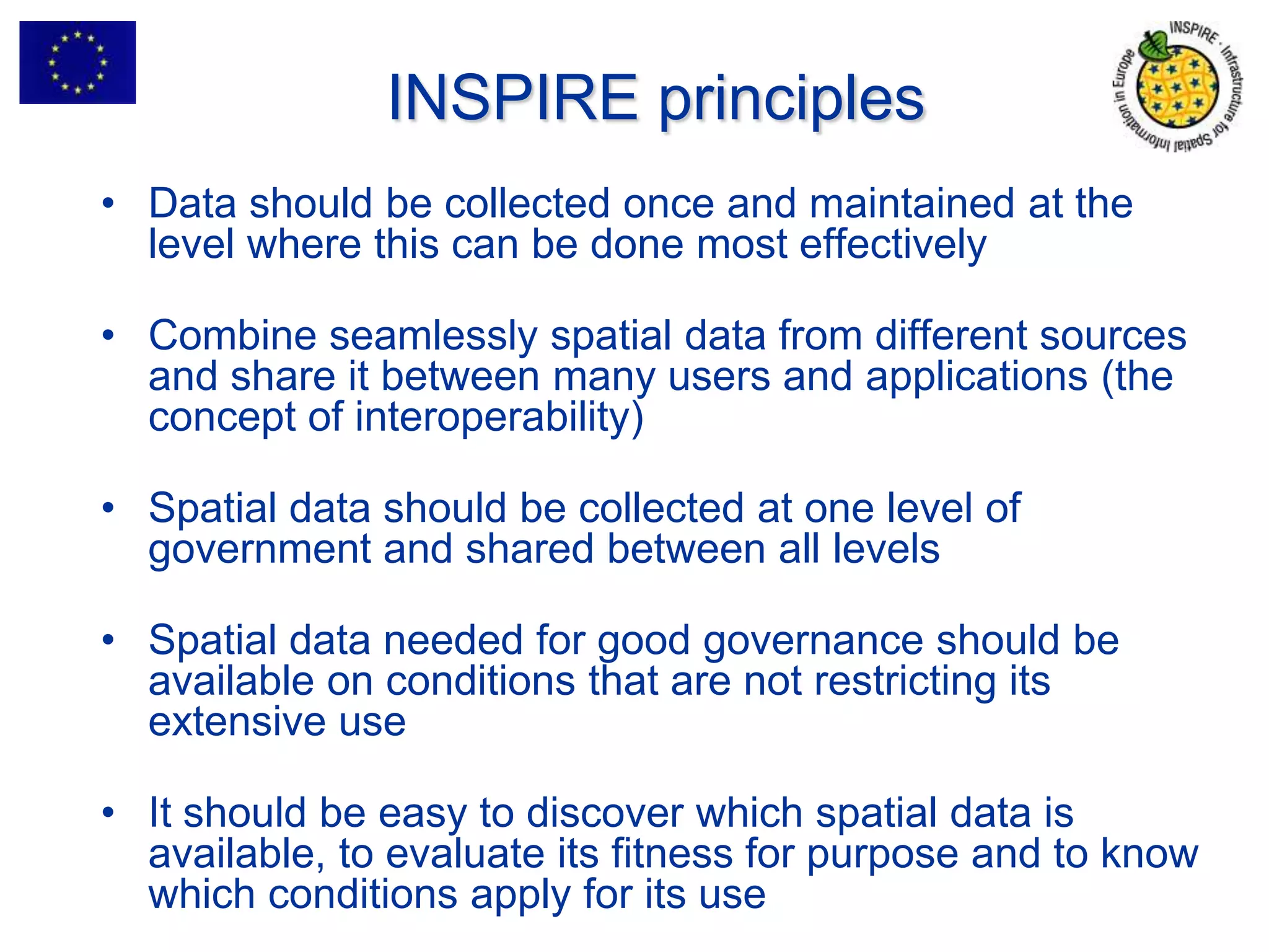 The building of a European Spatial Data Infrastructure , INSPIRE | PPTX | Environmental Services ...