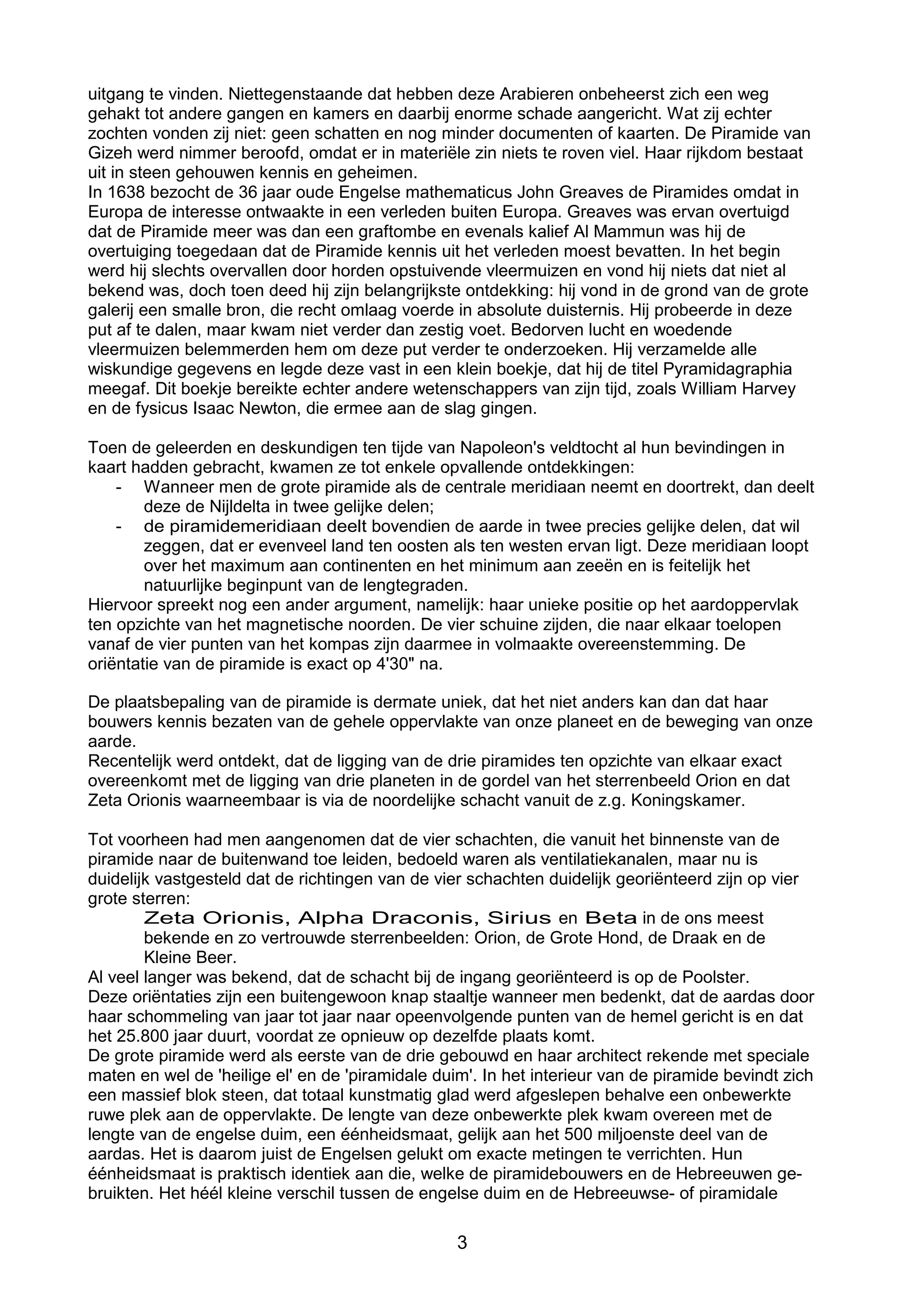 De Grote Piramide Van Gizeh | PDF