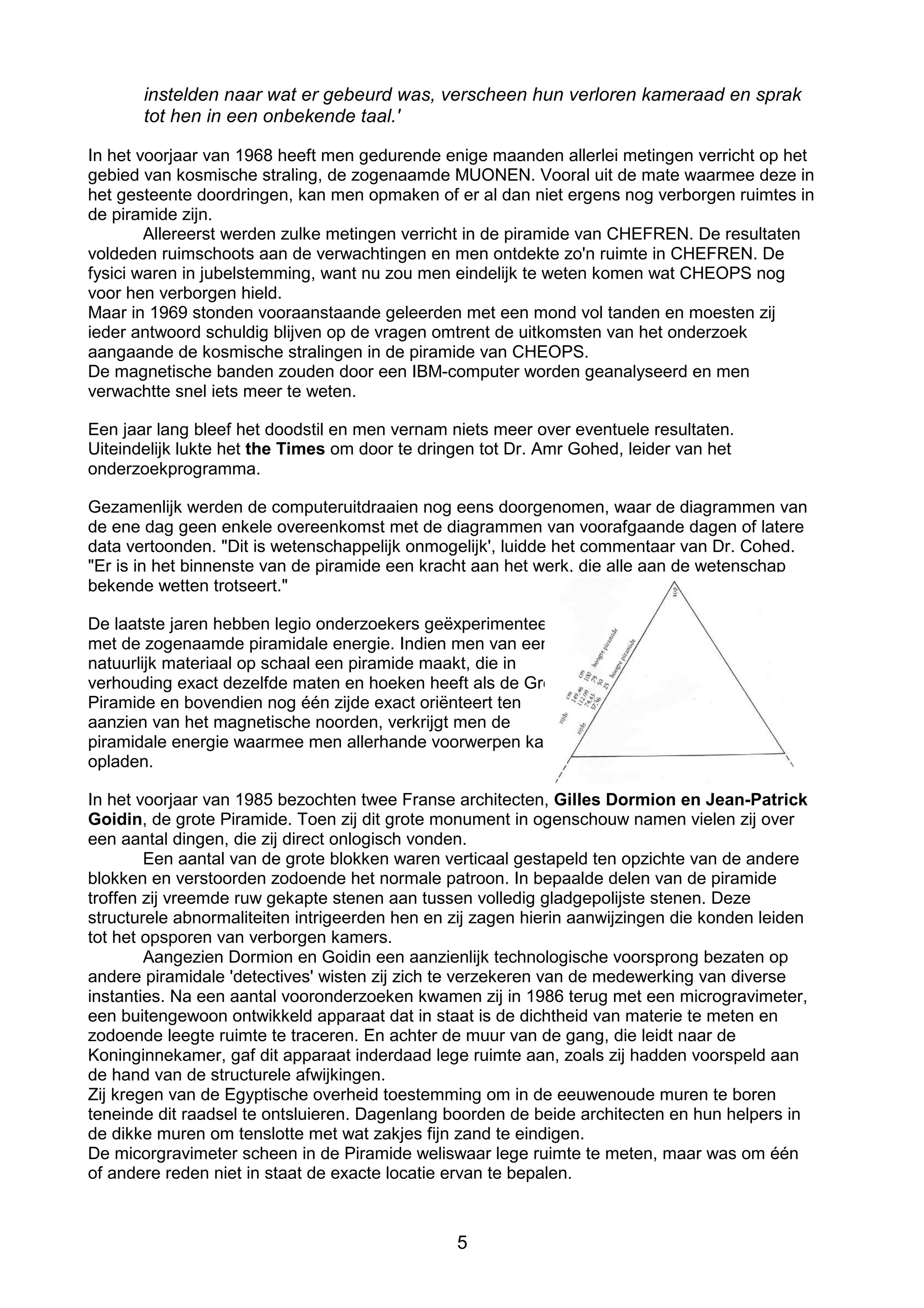 De Grote Piramide Van Gizeh | PDF