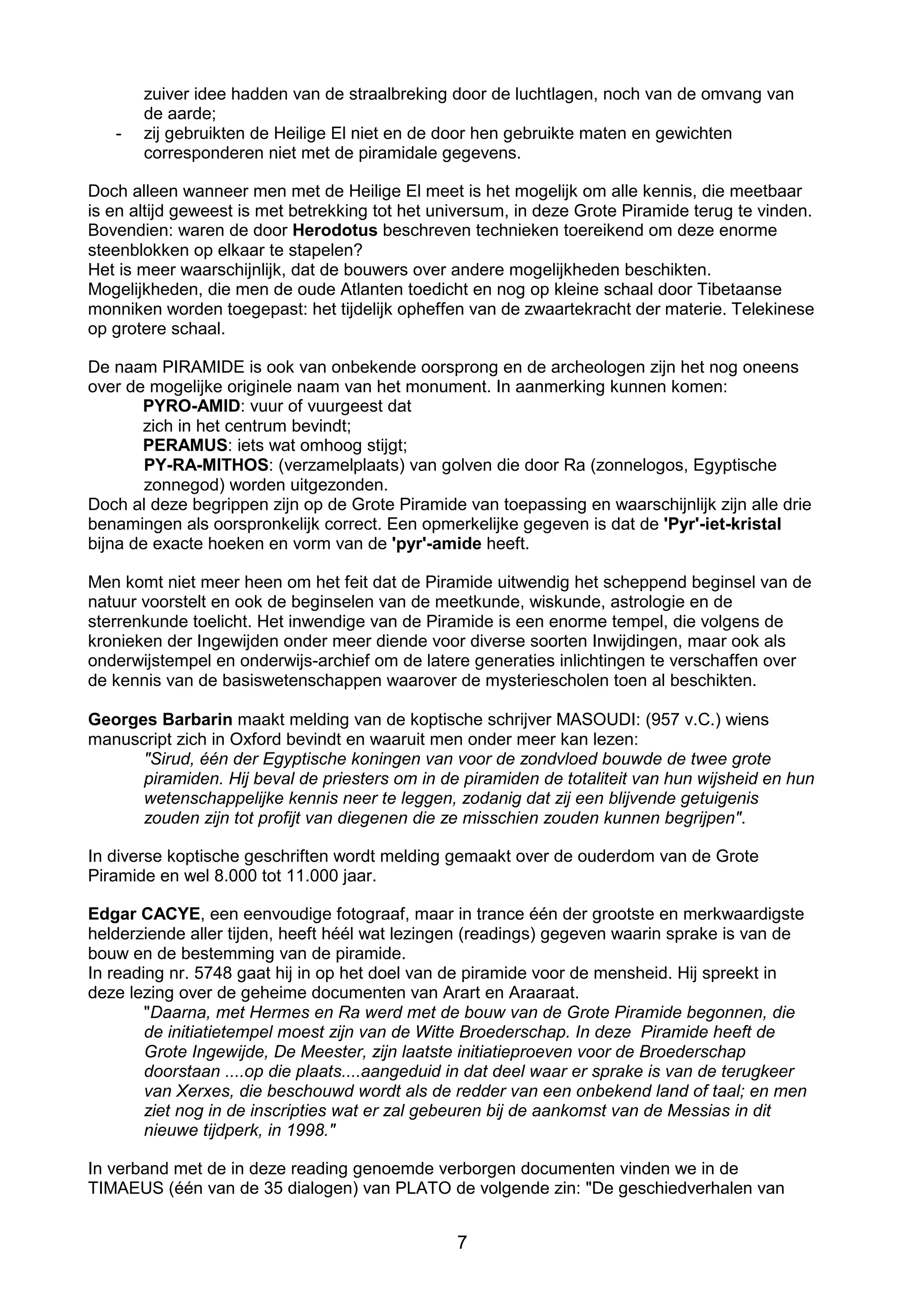 De Grote Piramide Van Gizeh | PDF