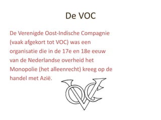 De V.O.C. | PPT