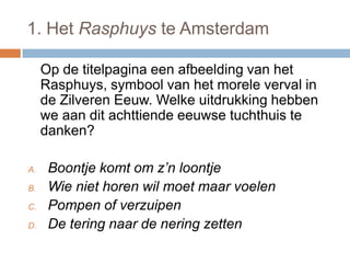 De grote zilveren eeuw quiz | PPTX