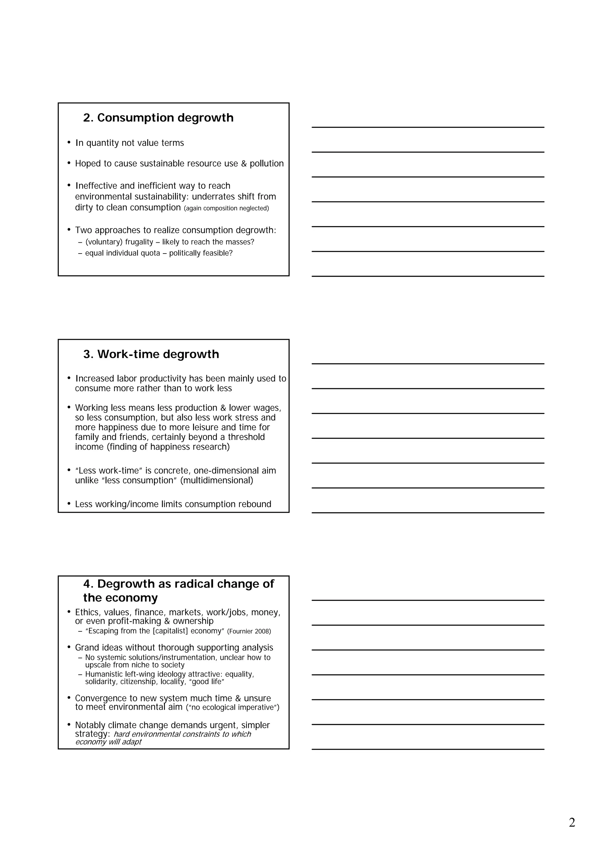 Help! Six types of degrowth | PDF