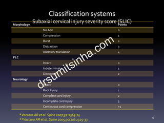 Subaxial Cervical Spine Injuries | PPTX