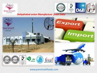 Dehydrated onion manufacturing process | PPTX