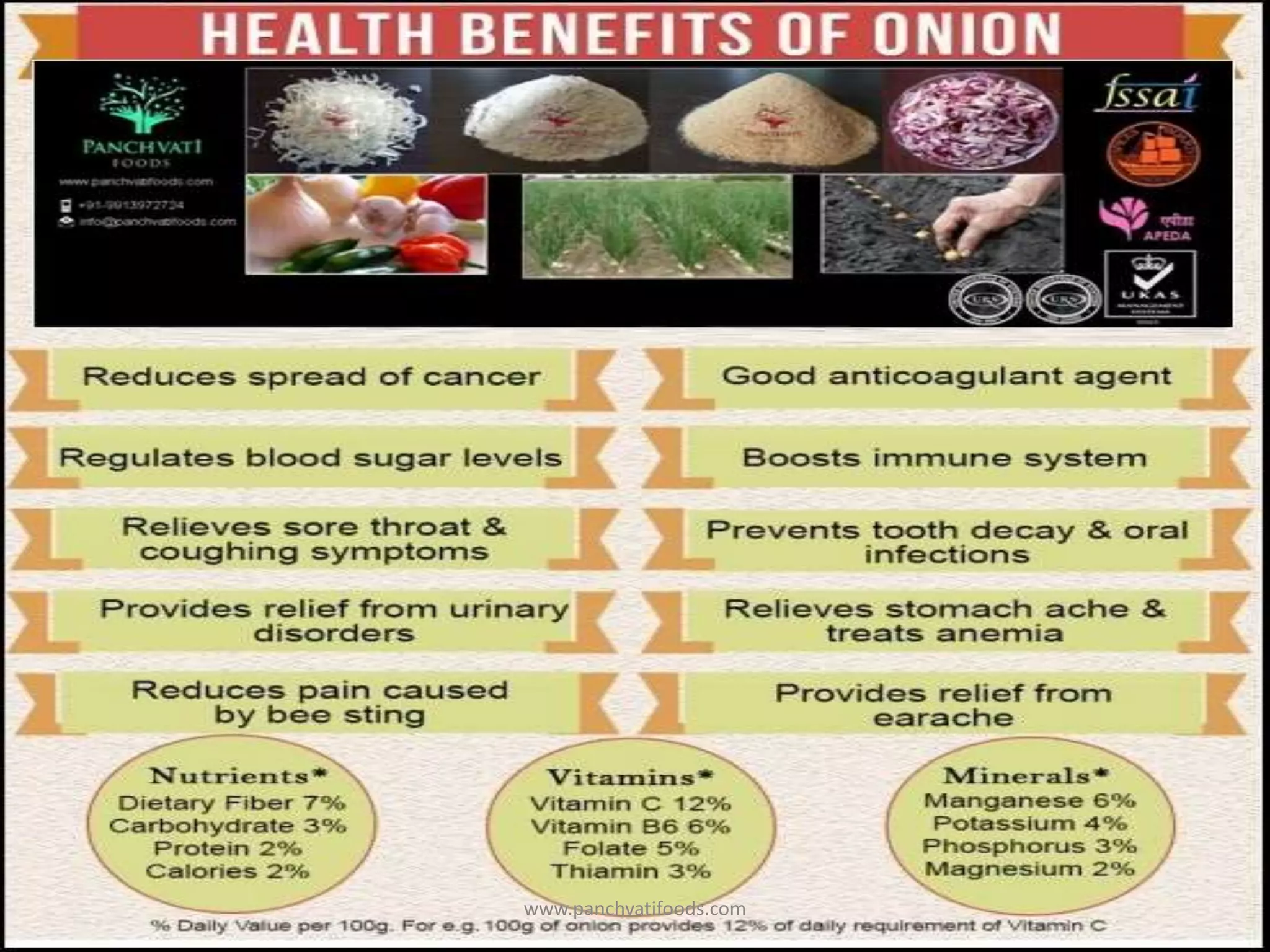 Dehydrated onion manufacturing process panchvati foods 016 | PPTX ...