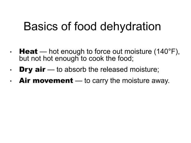 Dehydrated product | PPTX