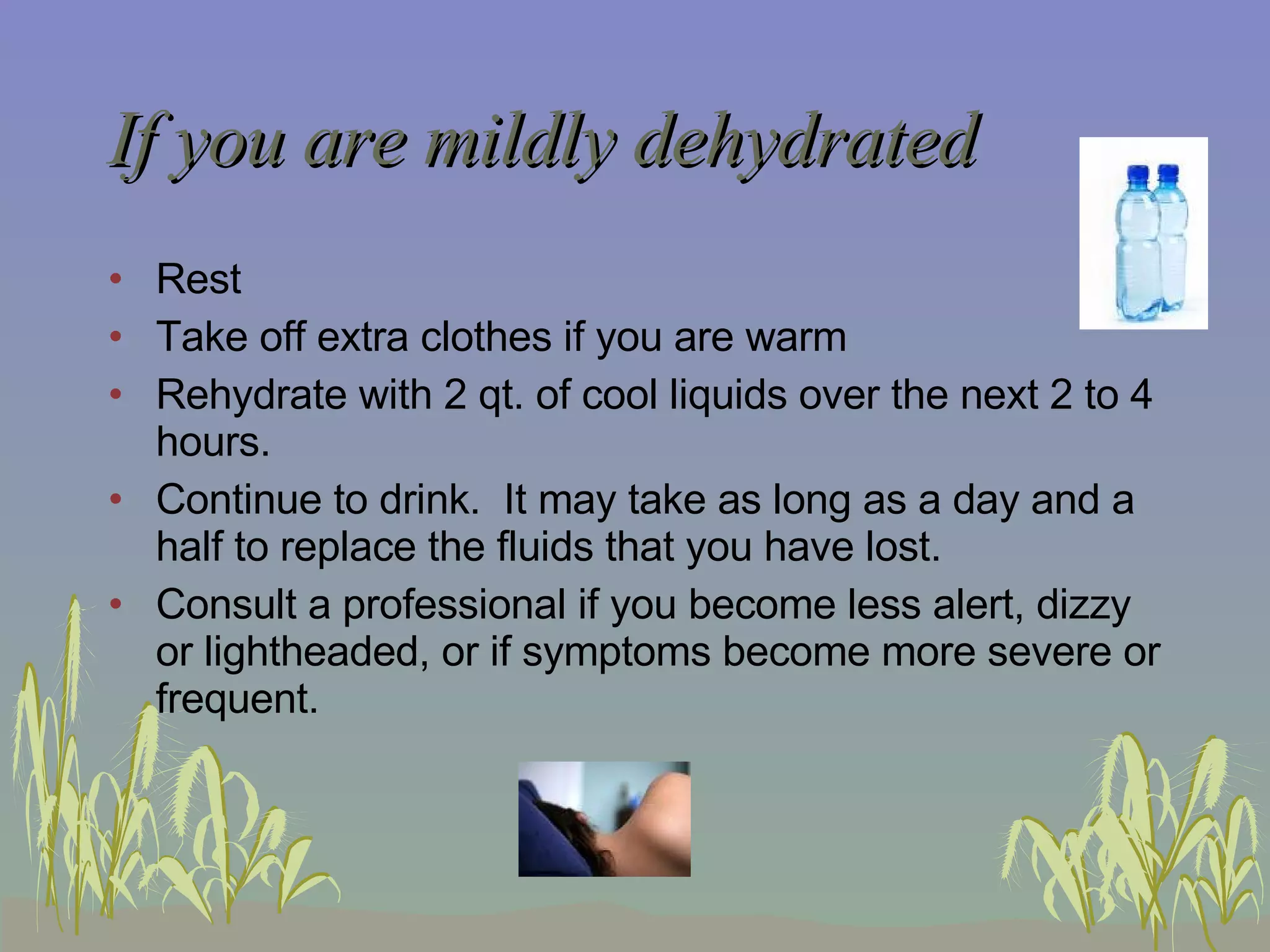 Dehydration | PPT | Diseases and Conditions | Medical Health