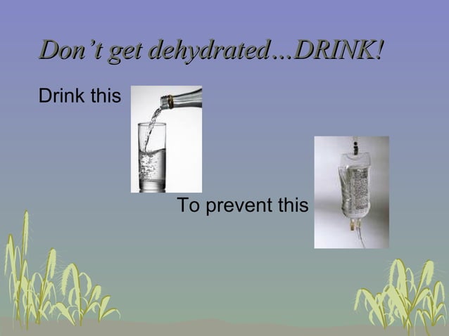 Dehydration | PPT | Diseases and Conditions | Medical Health