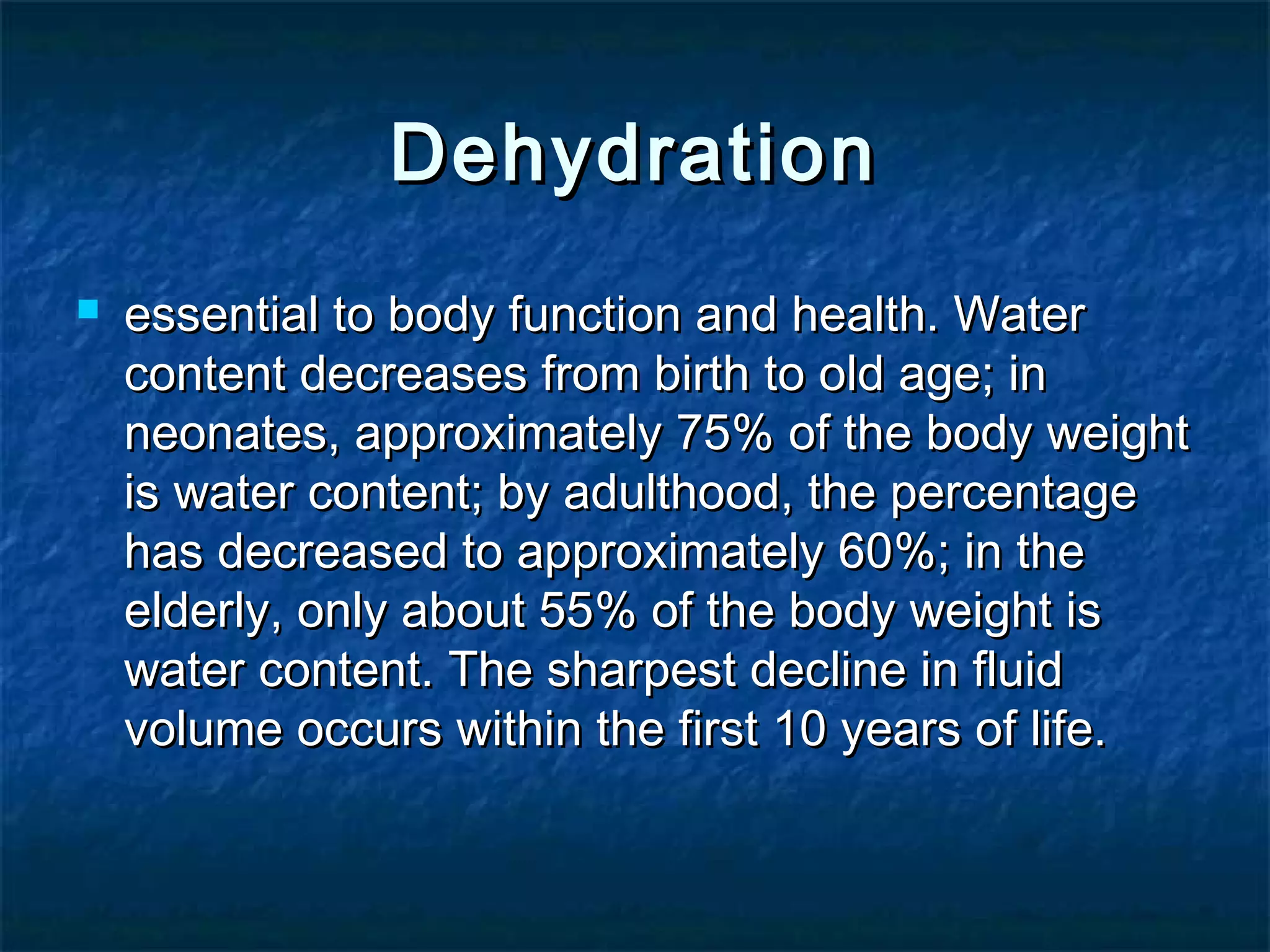 Dehydration | PPT