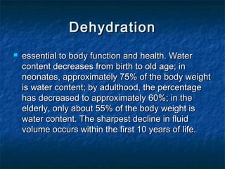 Dehydration | PPT
