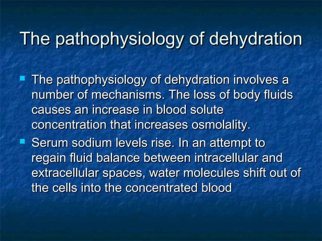 Dehydration | PPT