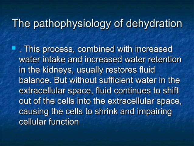 Dehydration | PPT