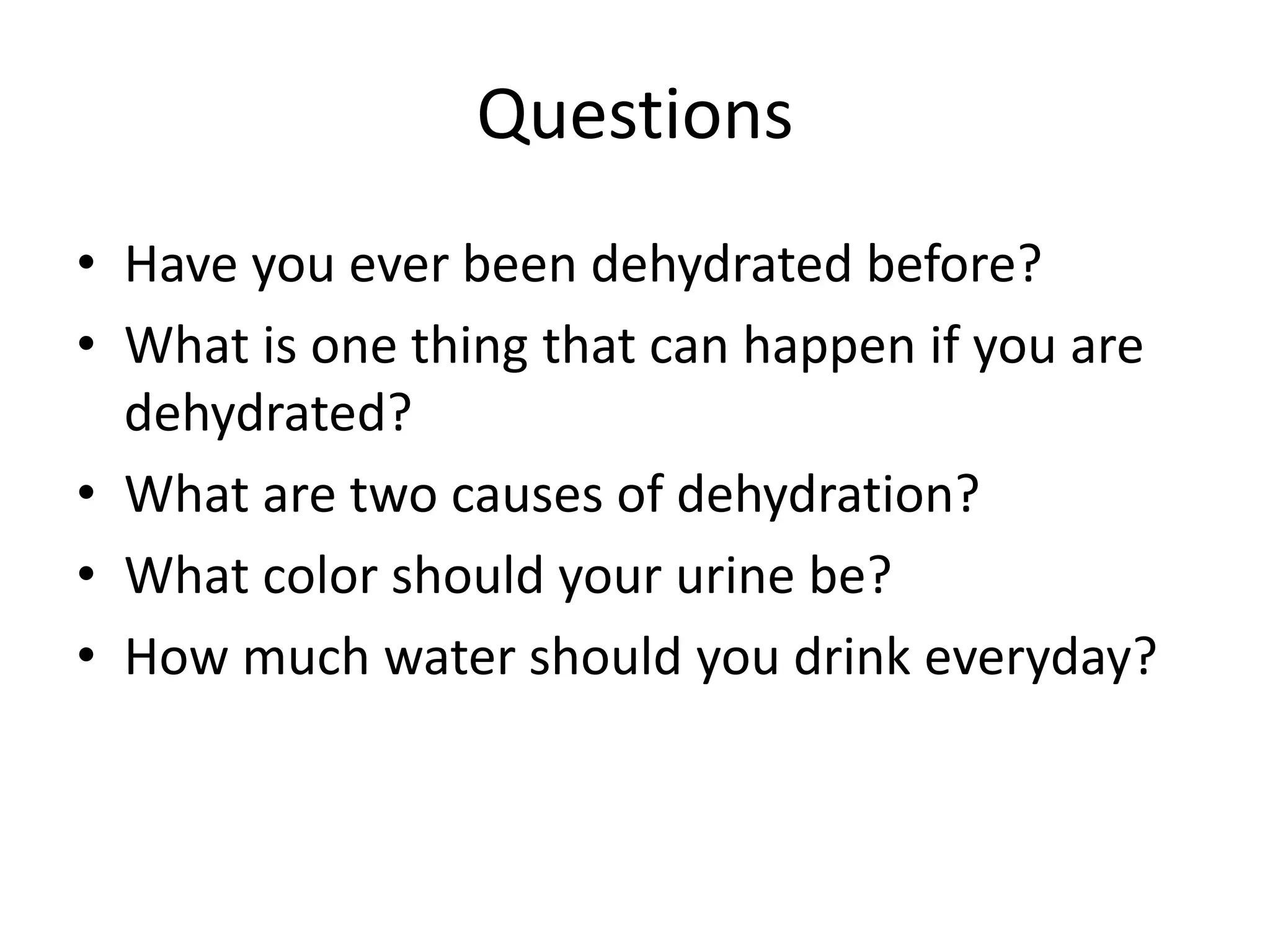 Dehydration | PPTX