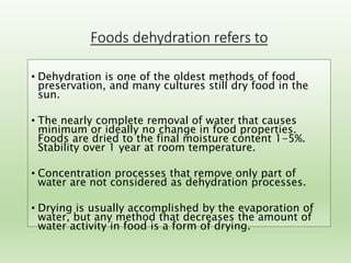 Dehydration | PPTX