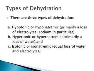 Dehydration | PPTX