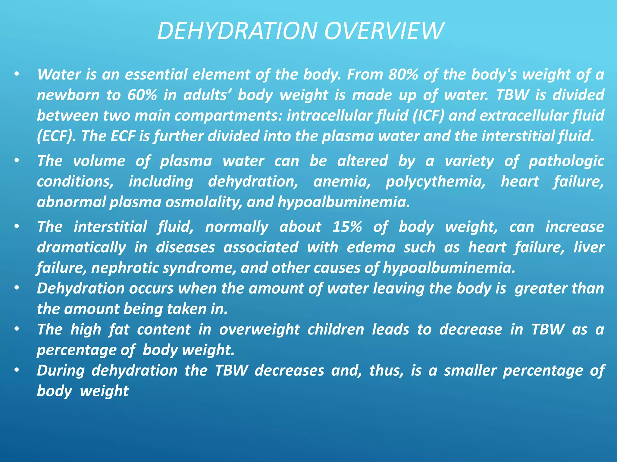 Dehydration and rehydration | PPT
