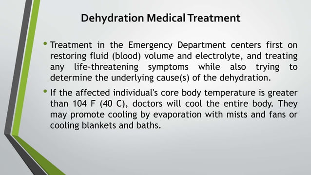 Dehydration Pptx