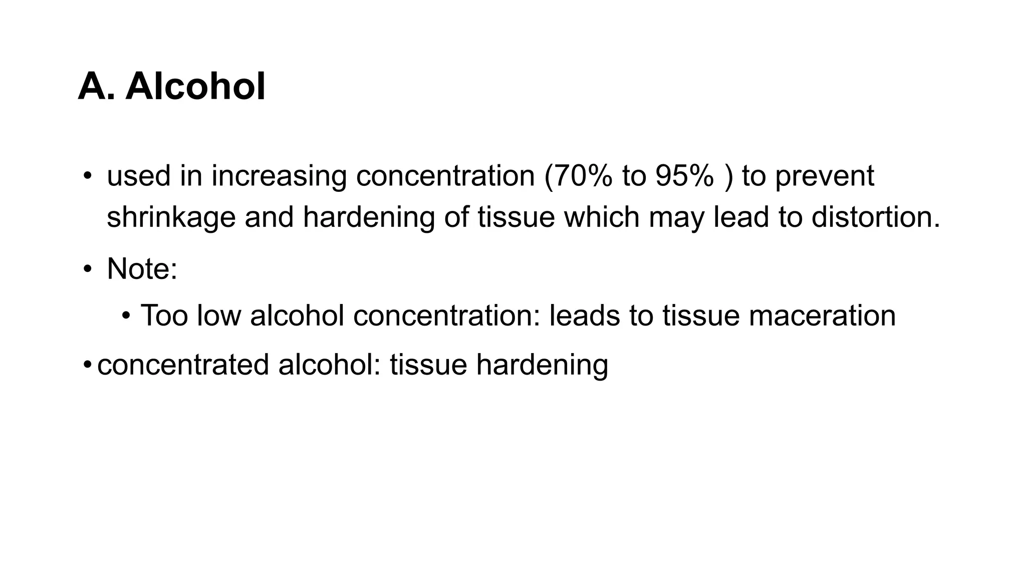 DEHYDRATION - Histopathologic Techniques | PDF