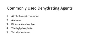 DEHYDRATION - Histopathologic Techniques | PDF