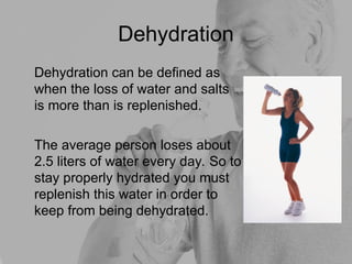 Dehydration problems and math exercises .ppt