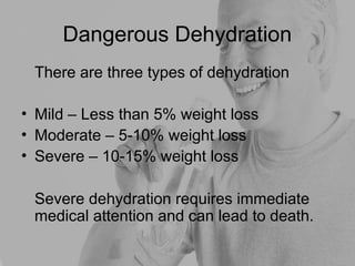 Dehydration problems and math exercises .ppt