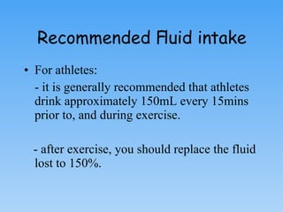 Dehydration & Fluid | PPT | Nutrition | Healthy Living