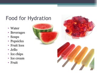 Dehydration And Enteral Feedings | PPT