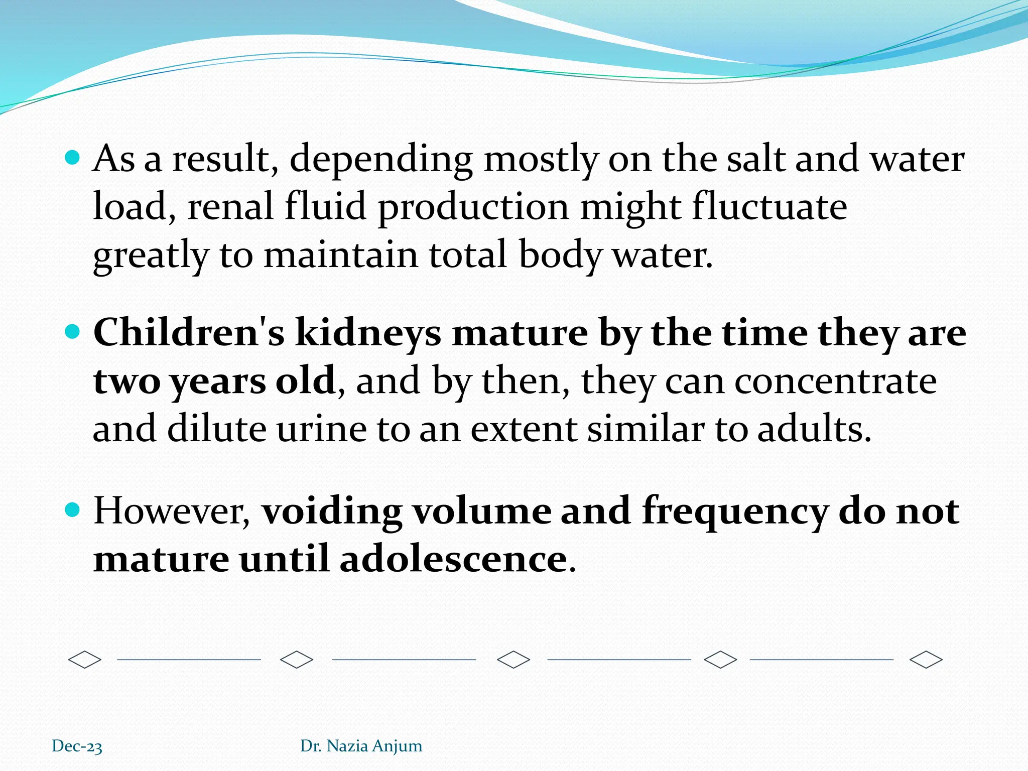 Dehydration in Children and Fluid Management (with discussion on Unani ...