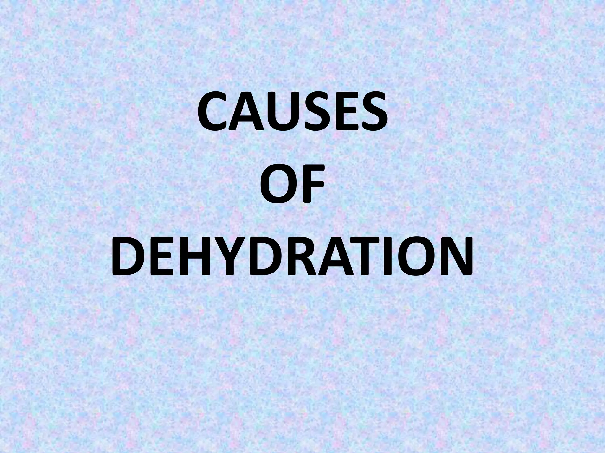 Dehydration In children | PPT
