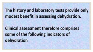 Dehydration assessment | PPTX