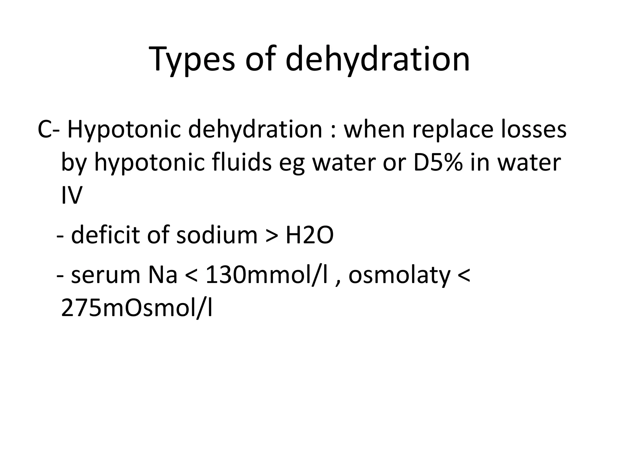 Approach of Dehydration in pediatrics & management | PPTX