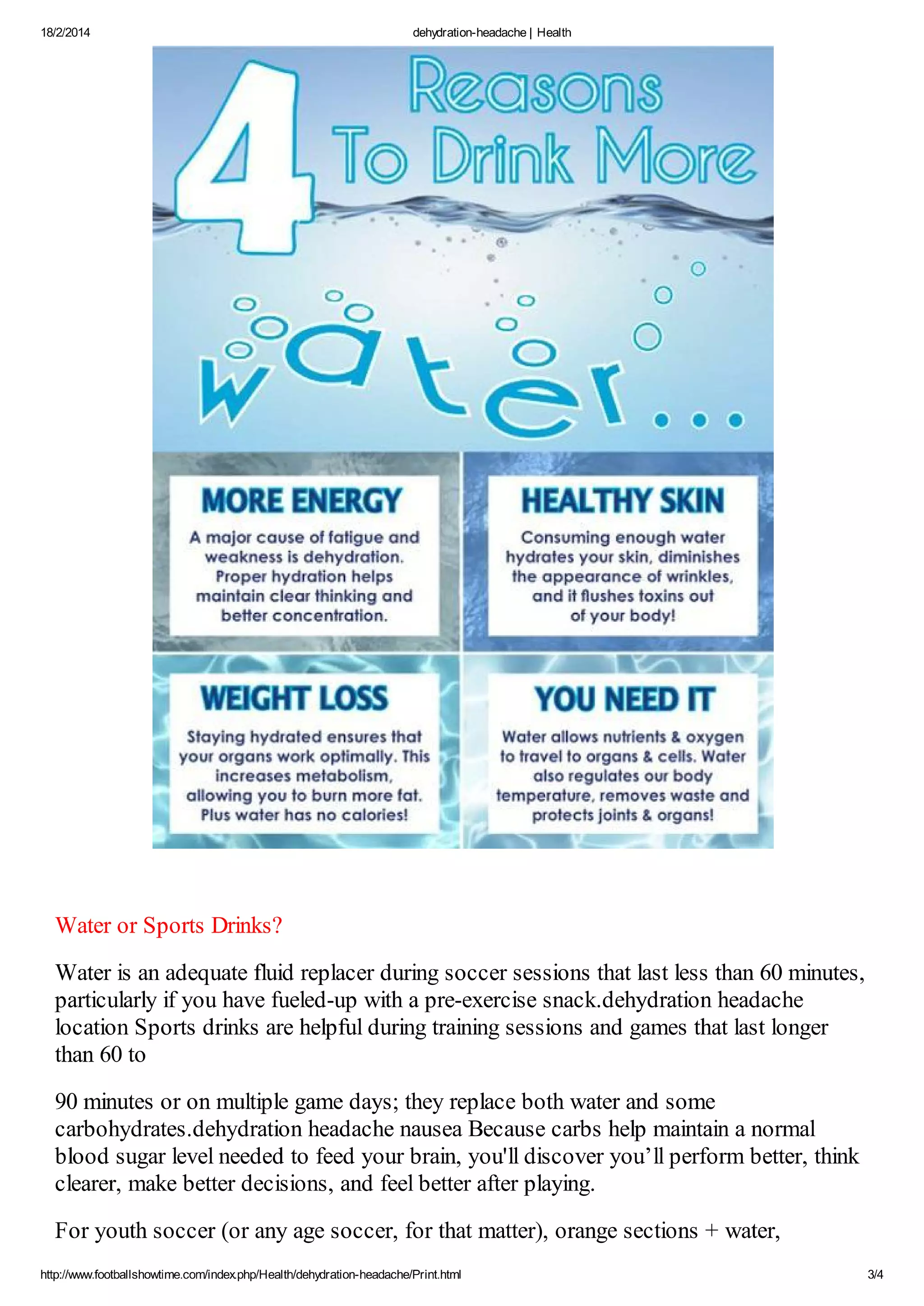 Dehydration headache | PDF | Brain and Nervous System Disorders ...