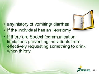 Dehydration & Hydration 2018 | PPTX