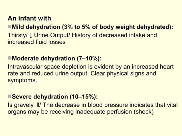 Dehydration imnci | PPT