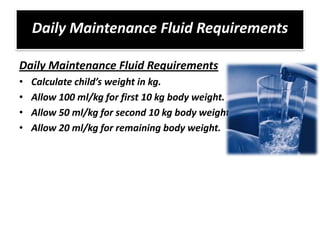 Dehydration in children | PPTX