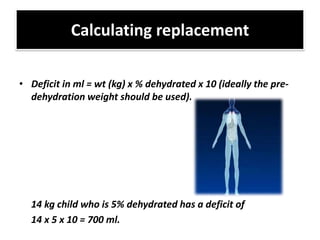 Dehydration in children | PPTX
