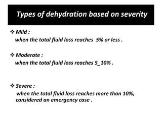 Dehydration in children | PPTX