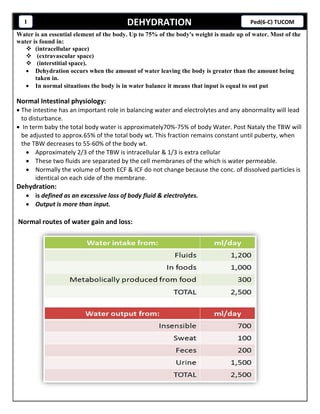 Dehydration in pediatreics | PDF