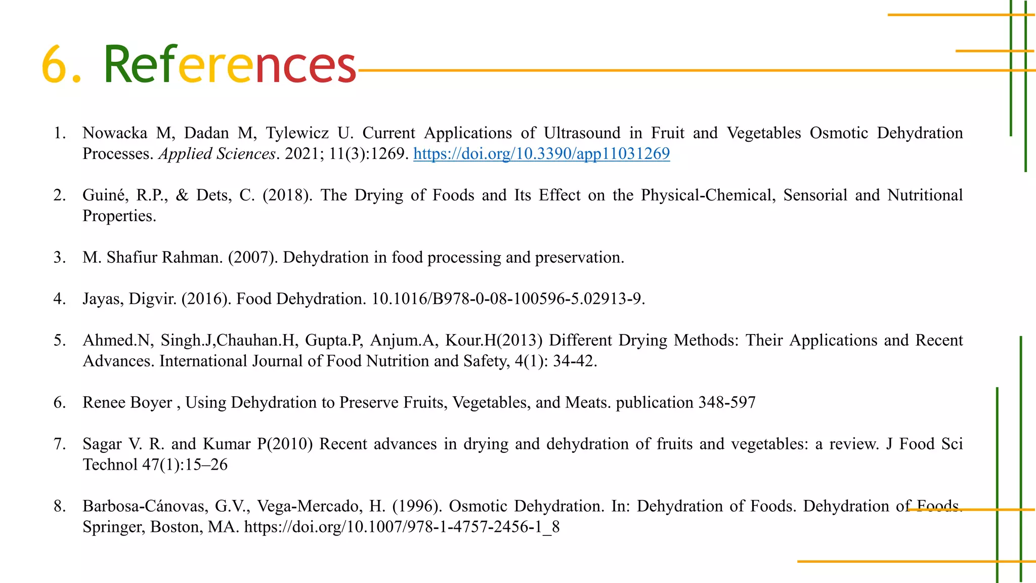 Dehydration of Fruits and Vegetables. .pptx