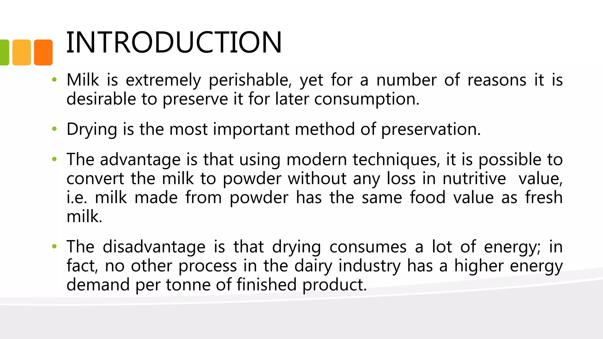 Dehydration of Milk | PPTX