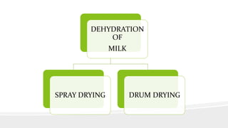 Dehydration of Milk | PPTX