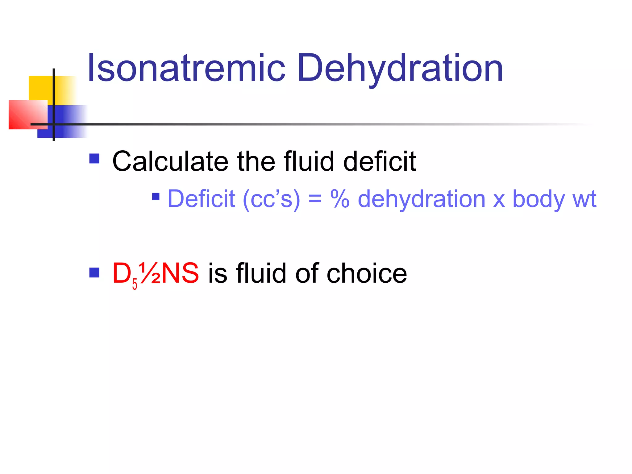 Dehydraton in pediatrics | PPT