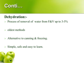 Dehydretion | PPTX