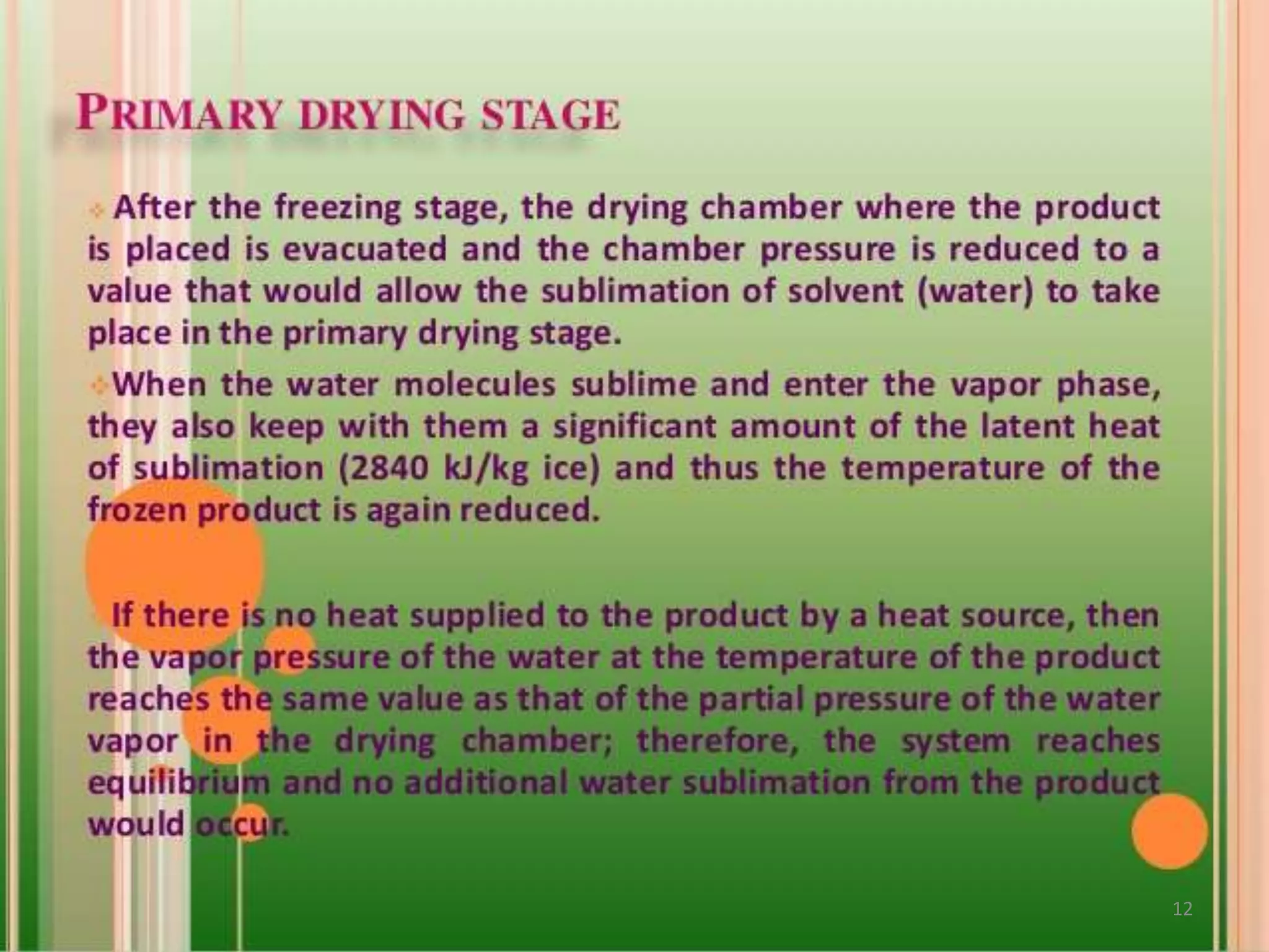 Dehydro freezing, freeze drying, IQF | PDF
